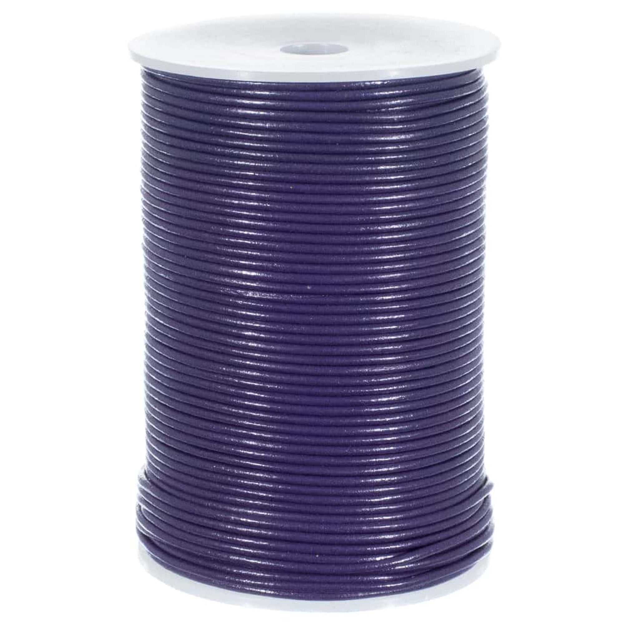 Craft County 2MM Round Leather Cord – 5, 10, 25 or 50 Yards or 328 feet ...