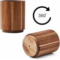 Acacia Wood Utensil Holder for Kitchen Counter, 360° Rotating 7.2 ...