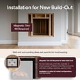 Modern Ember Uptown 33 inch Smart Electric Fireplace Insert - Black ...