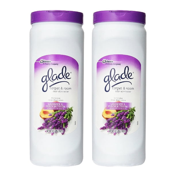 Glade Carpet and Room Refresher Lavender and Peach Blossom 32 oz, 2 ...