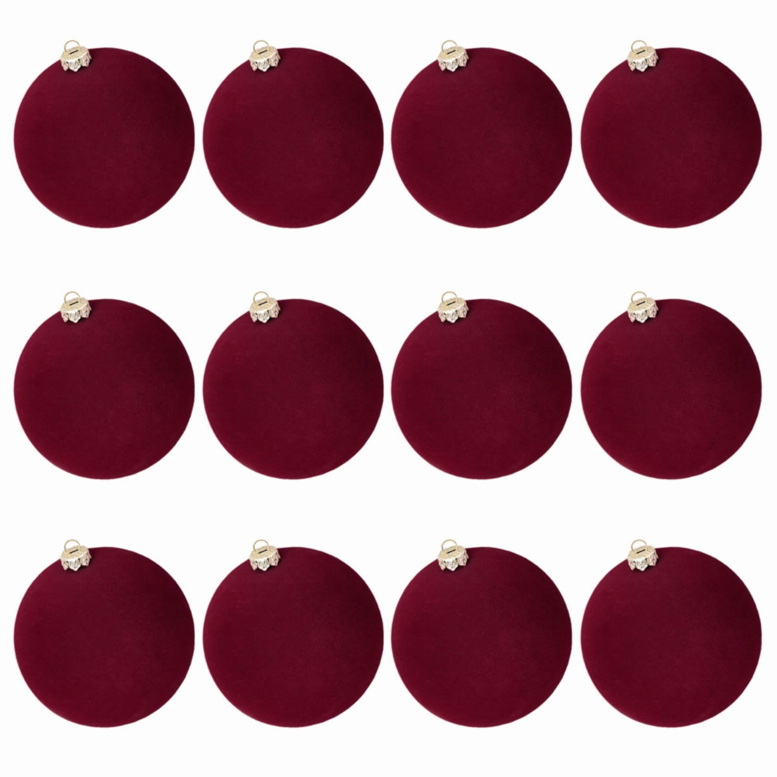 Click here for Zttd 12 Pcs Velvet Christmas Balls Bulk Flocked Ch... prices