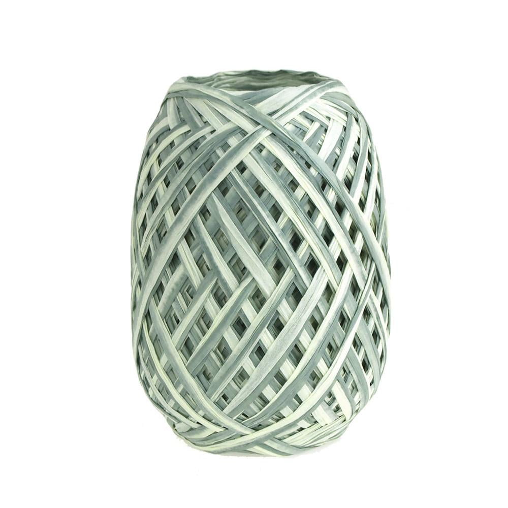 Paper Raffia Rolls, Two-tone, 18mm, 100 Yards, Grey - Walmart.com