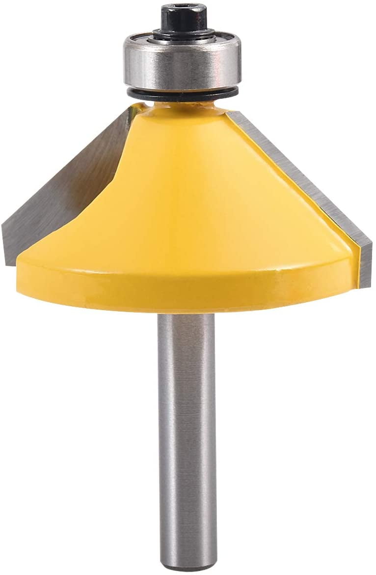 45 ° Chamfer Grooving Cutters With 6.35Mm Shank For Woodworking ...