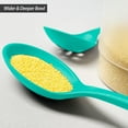 LIDUI-Silicone Spoons for Cooking - Extra Large Kitchen Spoons for ...