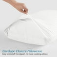 1000 Thread Count Egyptian Cotton 2-Piece Pillowcase Set with Envelope ...