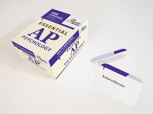 Pre-Owned Essential AP Psychology (Flashcards) : 450 Flashcards with ...