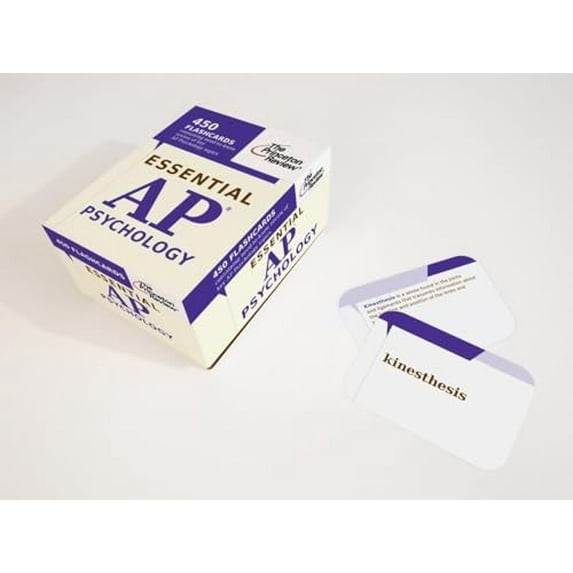 Pre-Owned Essential AP Psychology (Flashcards) : 450 Flashcards with ...