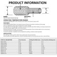 10 FT 2 inch 2:1 Heat Shrinkable Braided Sleeving Heat Shrink Sleeve ...