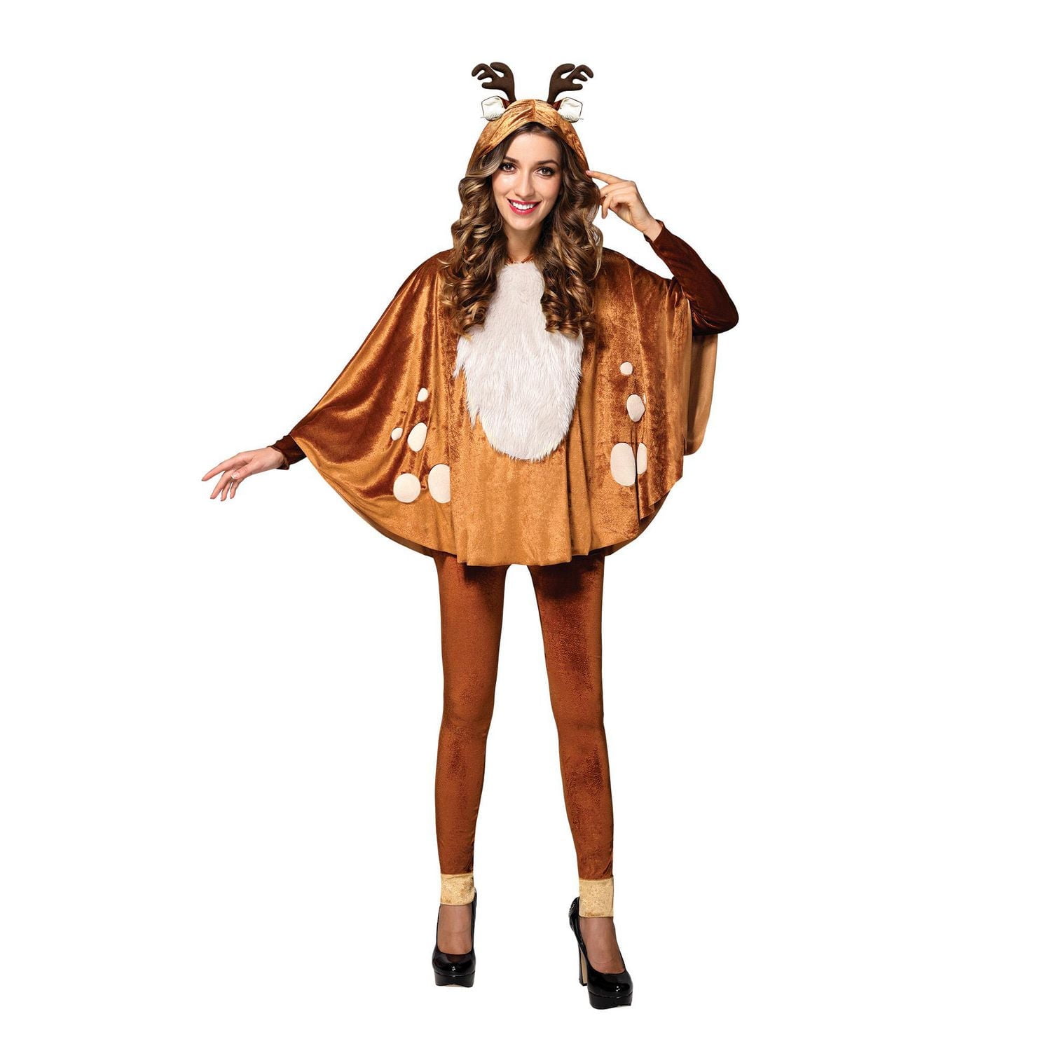 WAY TO CELEBRATE DEER PONCHO - Walmart.ca