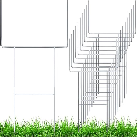 VictoryStore Standard H Frame Wire Stakes, 10" x30" Pkg of 50, - Yard ...