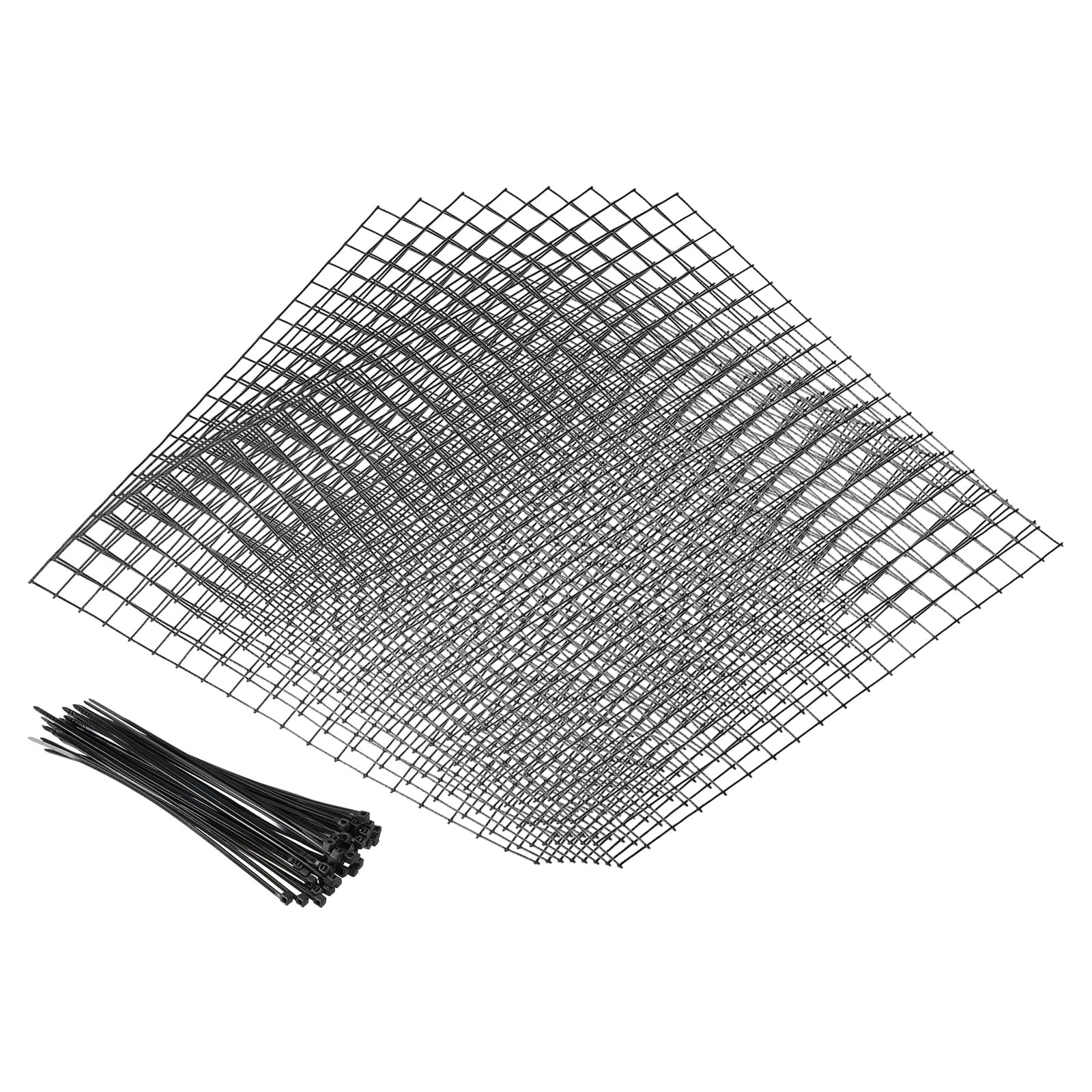 Uxcell 11.8"x11.8" Small Wire Plant Protectors Garden Square Wire Plant ...