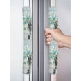 2 PCS Refrigerator Door Handle Covers, Summer Beach Palm Adjustable ...