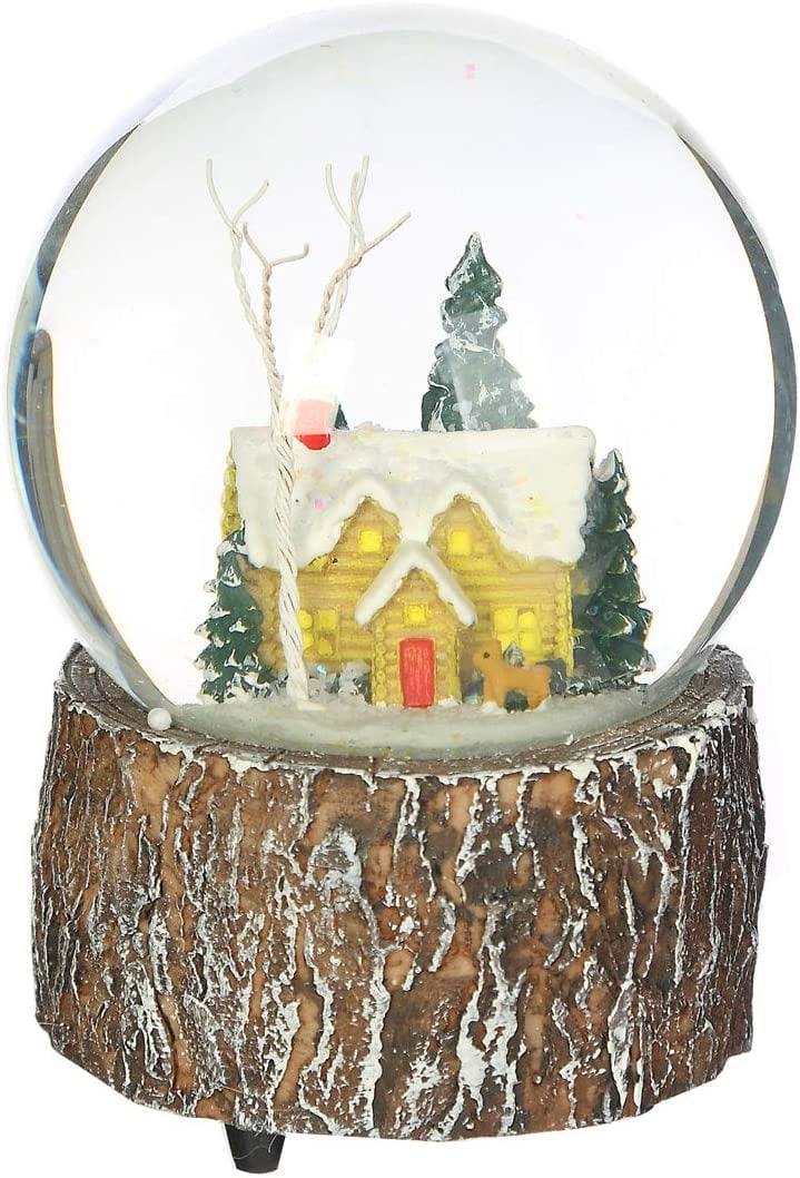 Snow Globes Glitter Water Globe Musical Snow Globe Decoration Plays We ...