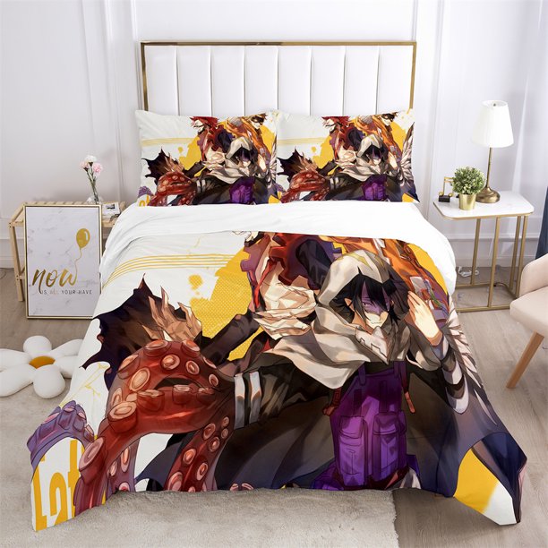 3D Cool My Hero Academia Bedding Bed Set Twin Full Queen King Size with ...