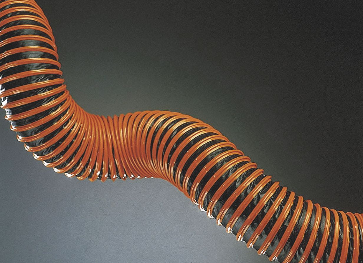 Hi-Tech Duravent Ducting Hose,6" ID x 25 ft. L,Polyester 1104-0600-0001 ...