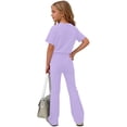 BXJX Girls Outfit Sets, Holiday 2PC Short Sleeve Crew Neck T-Shirts and ...