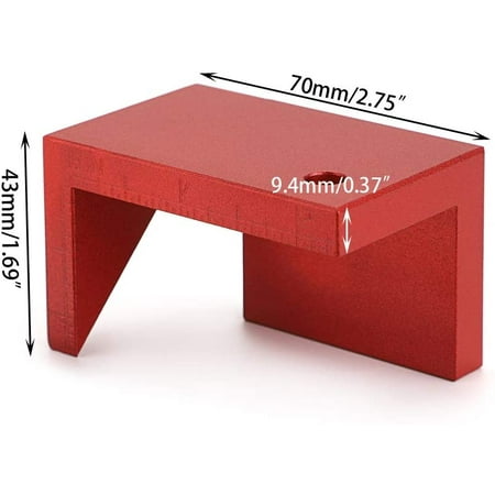 45 Degree Angle Marker Aluminum Alloy Pen Center Finder with Inch Scale ...