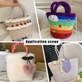 Plastic Mesh Canvas Sheet Bucket Bag Making Template for Yarn Crafting ...