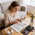 Embroidery Book Kits Portable All Scenario Fabric Pages for Beginners ...