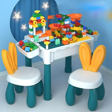 Building Blocks Table Multi-Functio With Chairs Small and Big Particles ...
