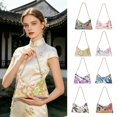 Artistic Oriental Pattern Sequins Evening Bag Practical Cotton Linen ...