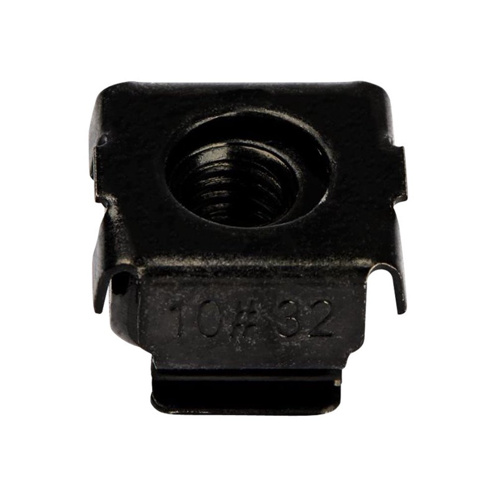 StarTech.com 10-32 Cage Nuts - 50 Pack - Rack Mount Clip Nuts - For ...