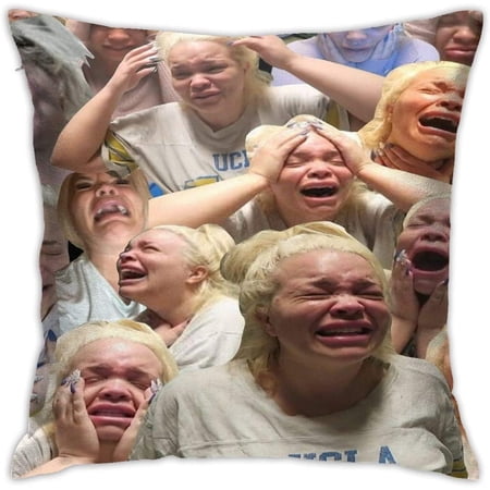 Trisha Paytas Crying Square Case Sofa Cushion Car Cushion Decoration ...