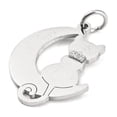 304 Stainless Steel Pendants with Jump Ring and Glitter Mirror Polished ...