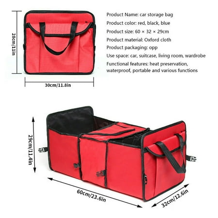 Car Boot Organizer Foldable Auto Storage Waterproof Grocery grocery ...