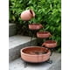 Garden Sundance Terracotta Solar Water Fountain Cascade - Walmart.com