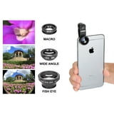 Universal Clip-On 3-in-1 Camera Lens - Walmart.com
