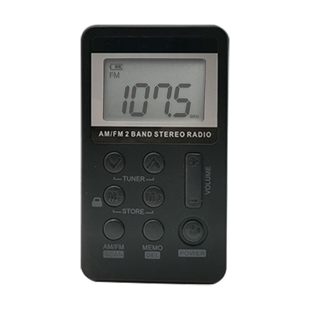 2PCS Portable Mini Radio, AM FM Radio Receiver, Walkman, Personal Radio ...
