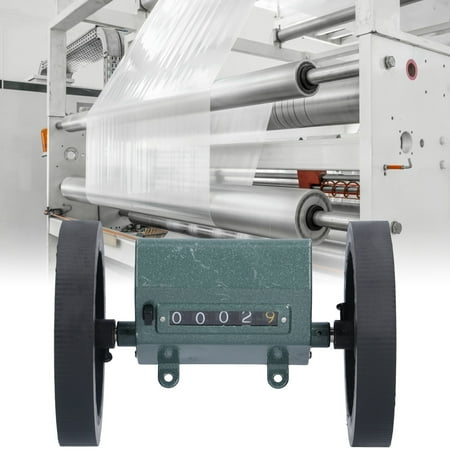 Garosa Rolling Meter Counter,Roll Type Length Meter Counter 5 Digits ...