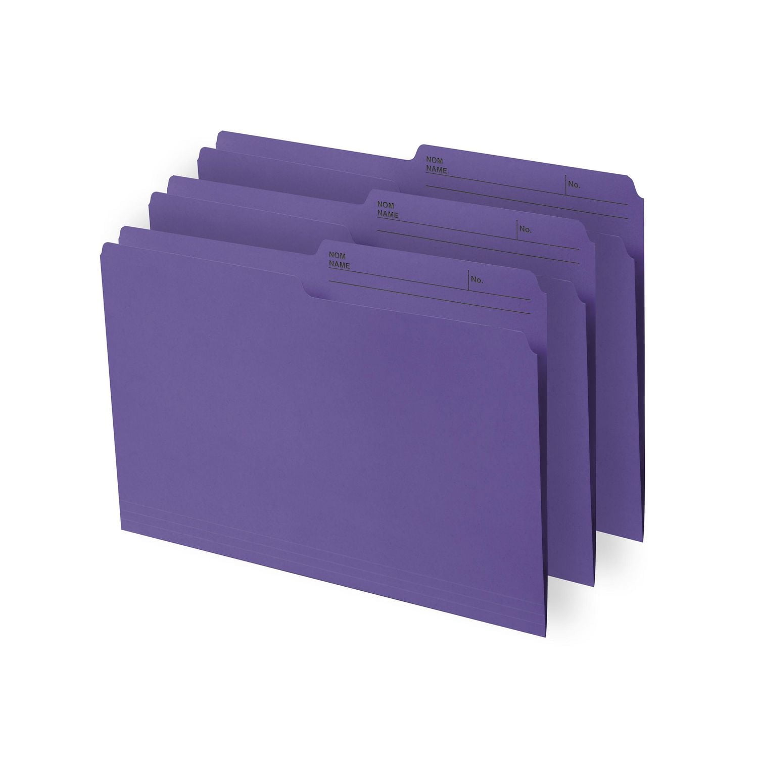 Continental Letter size File Folders. Purple colour, 12 count - Walmart.ca