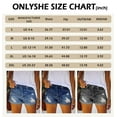 Onlyshe Jean Cutoff Shorts For Women Mid Rise Ripped Summer Denim