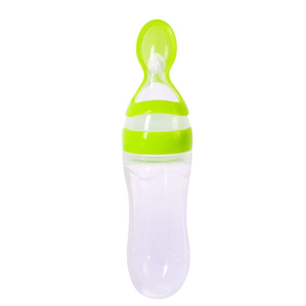 Baby rice paste bottle90ml Silicone Squeeze Baby Infants Rice Cereal ...