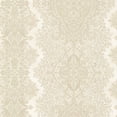 Decorline Benedict Cream Ornate Paisley Stripe Wallpaper - Walmart.com