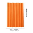 71x71in Flexible Plastic Shower Curtain, Water Repellent Bathroom Liner ...