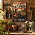 Vintage Garden Inspirational Sign, Rustic Metal Yard Wall Plaque ...