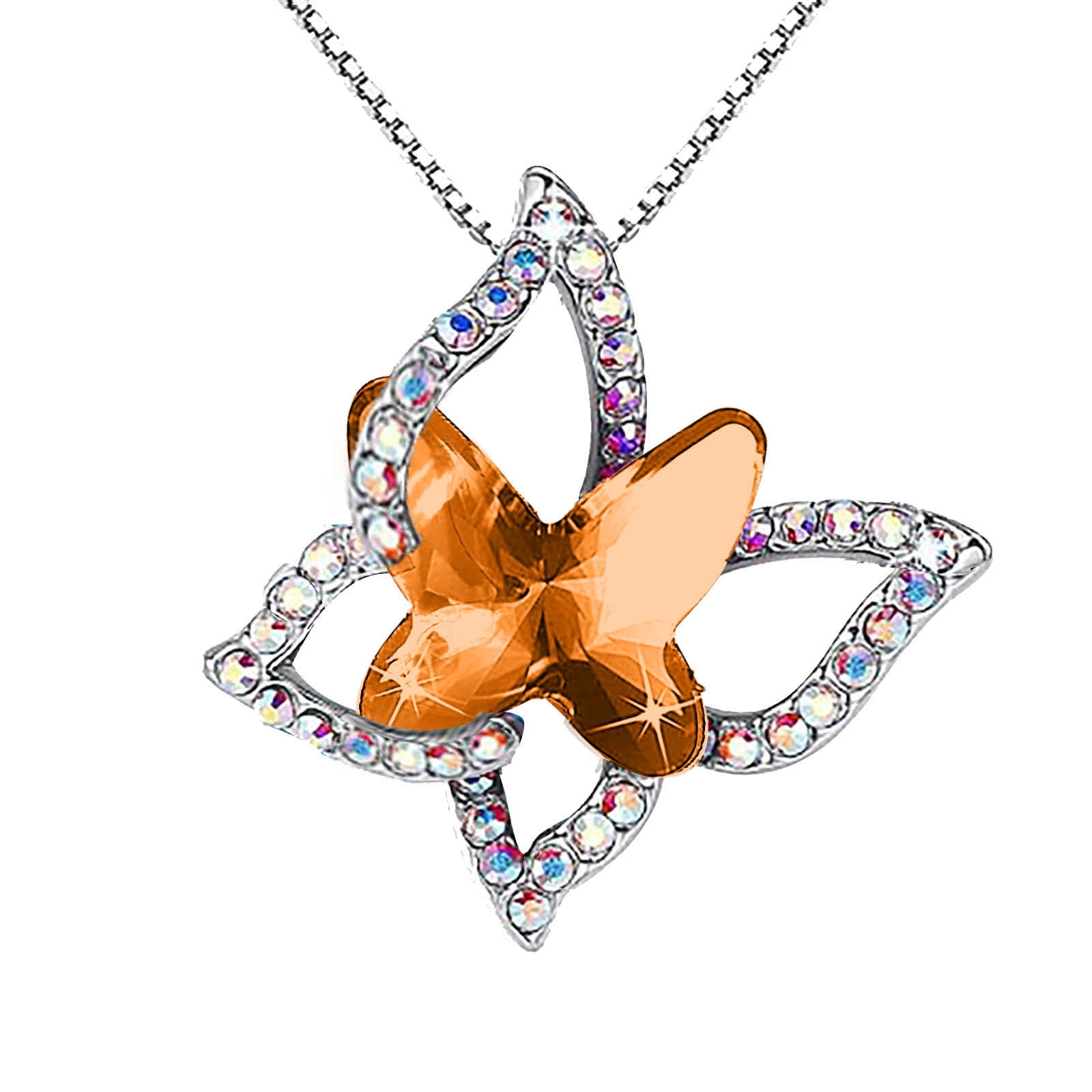 Click here for Staron Ladies Crystal Necklace Fashion Pendant Nec... prices