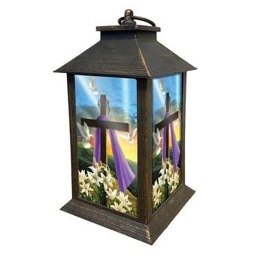 Evergreen Outdoor Edison Solar Lantern for Porch and Patio - Walmart.com