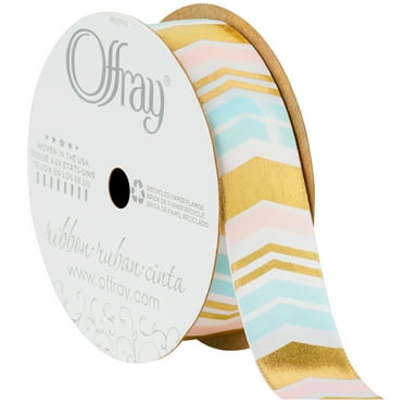 Offray Ribbon, Natural 5/8 inch Linen-Look Ribbon, 9 feet - Walmart.com