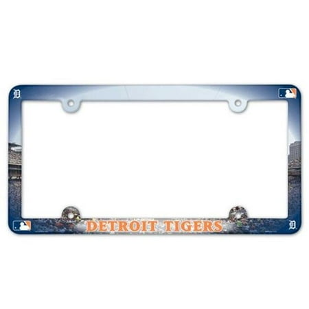 Detroit Tigers License Plate Frame Plastic Full Color Style | Walmart ...