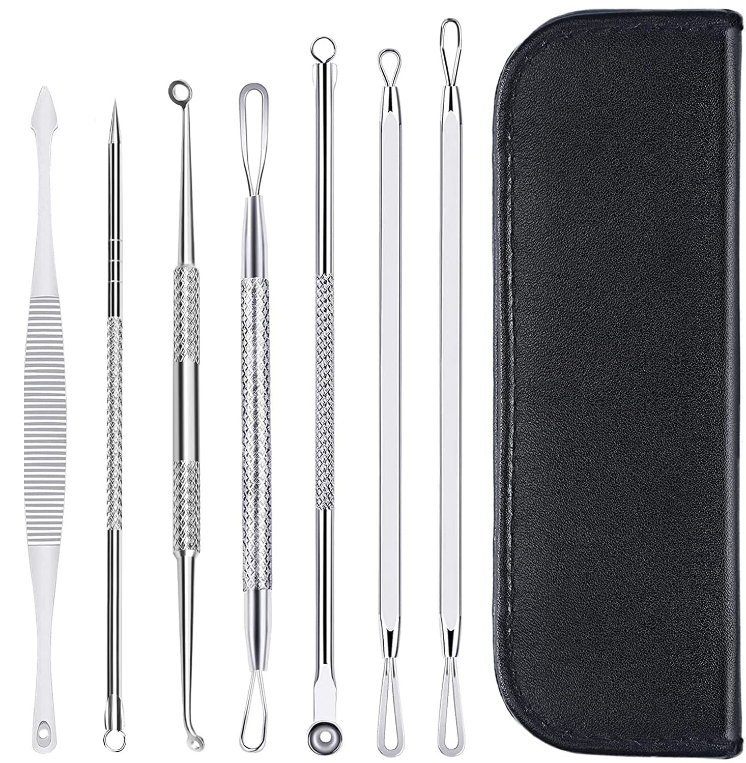 7 in 1 Pimple Blackhead Remover Extractor Tool Kit - Walmart.com