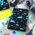 ( 4 Pack ) Hallmark Kids Wrapping Paper Roll (Colorful Dinosaurs) 20 sq ...