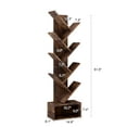 Tree Bookshelf 8-Tier Floor Standing Tree Bookcase, Utility Organizer ...