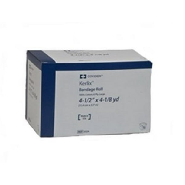 Kerlix Gauze Bandage Roll, 6 Ply, 4.5 Inch X 4.1 Yard, Covidien 3324 ...
