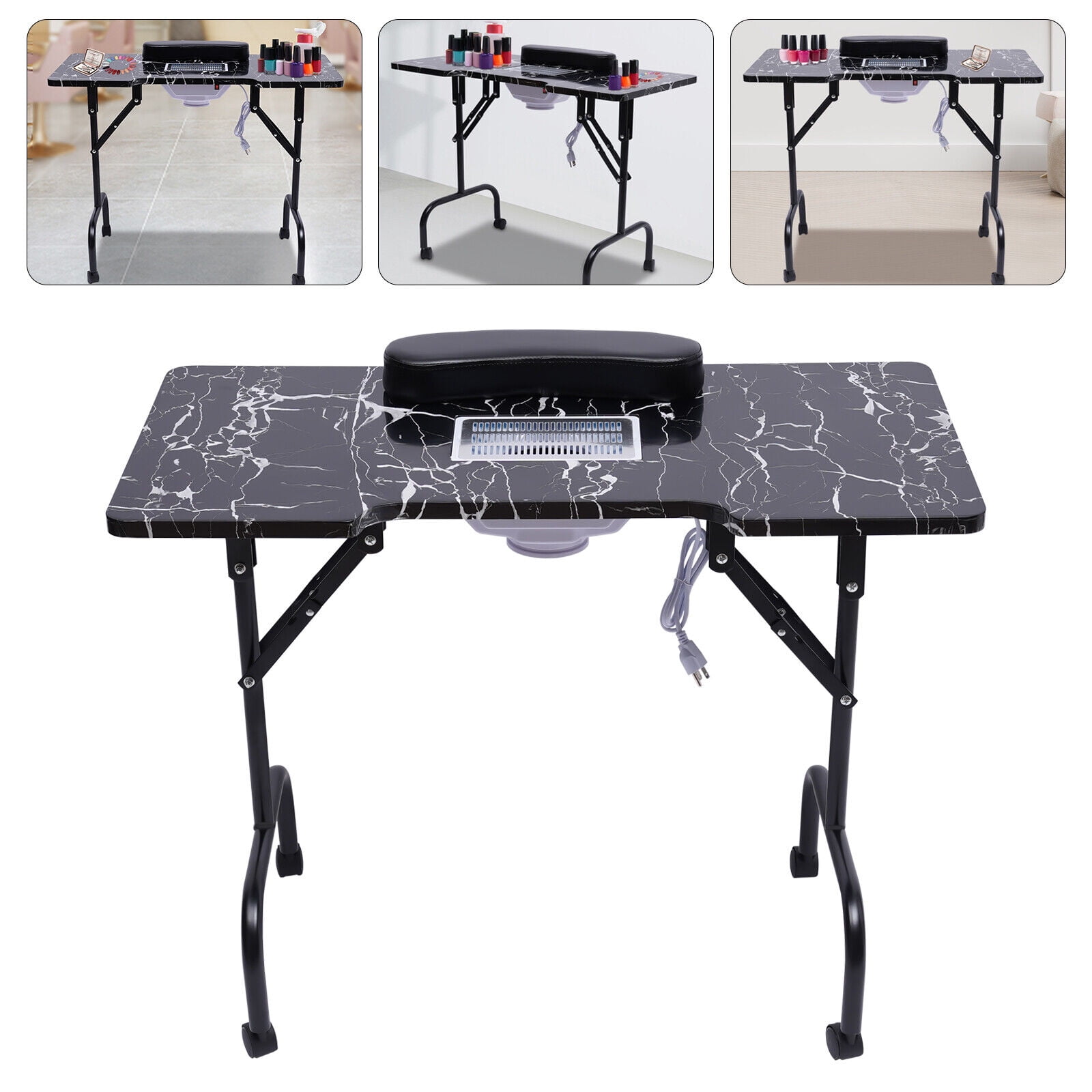 DENEST Manicure Table Nail table Desk Modern Salon Spa Work Station ...