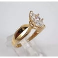 Beautiful 3Ct Marquise Cut Lab Created Diamond Solitaire Engagement ...