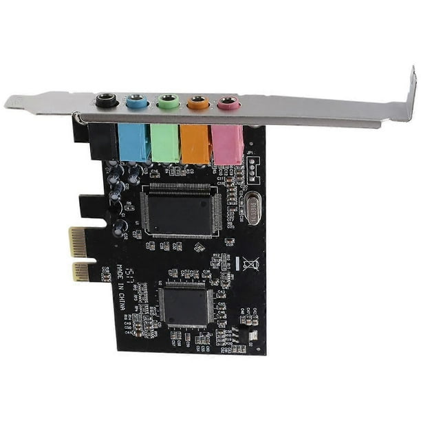 5.1 Internal Sound Card for with Low Profile Bracket, 3D Stereo PCI-E ...